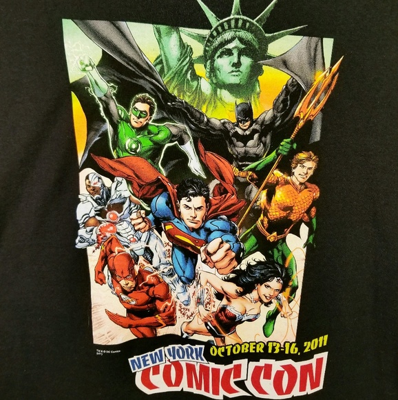 Comic Con | Shirts | Comic Con New York 21 Shirt Size Xxl | Poshmark